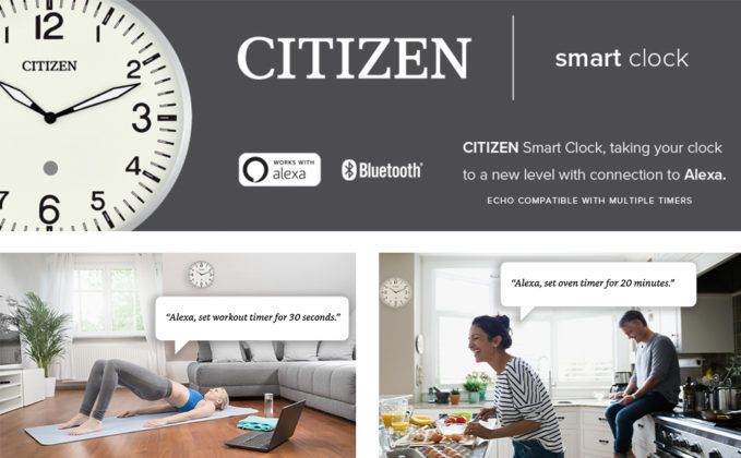 Citizen Smart Echo-compatible Wall Clock with Alexa support launched on ...