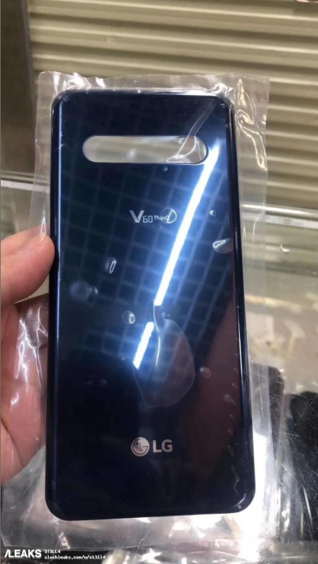 Photos of LG V60 ThinQ' rear panel leaks; may have four rear cameras ...