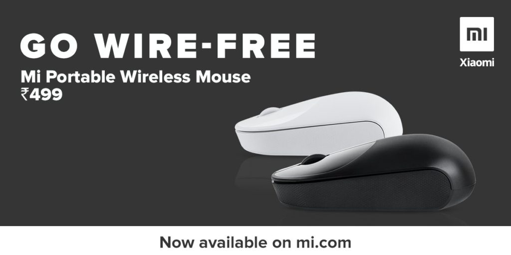 Xiaomi launches Mi Portable Wireless Mouse in India - Gizmochina
