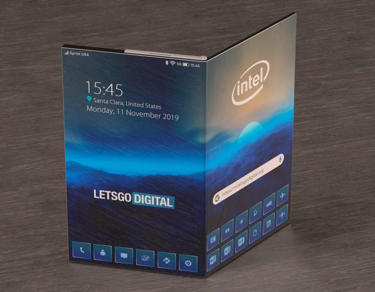Intel patents a new foldable smartphone design that turns into a tablet ...