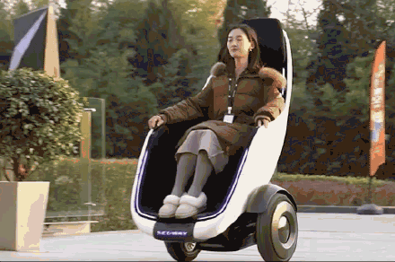 Ninebot unveils the Segway S-Pod with a top speed of 24mi/h at CES 2020 ...