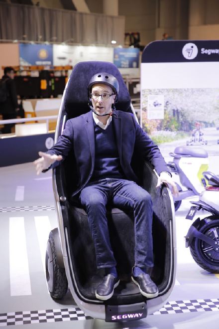 Ninebot unveils the Segway S-Pod with a top speed of 24mi/h at CES 2020 ...