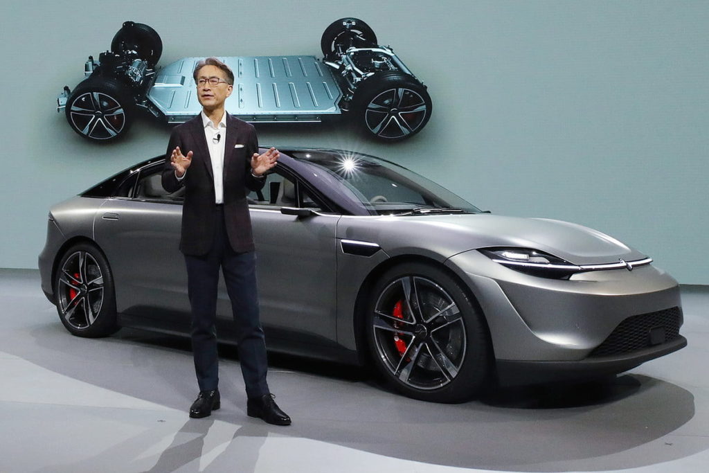 Sony unveils Sony Vision-S, an all-electric concept car at CES 2020 ...