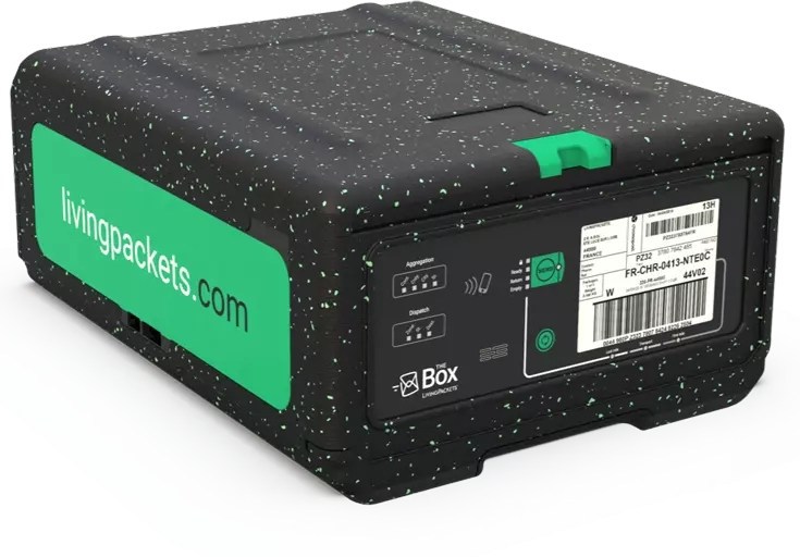 This Reusable box with an E Ink label may soon replace cardboard ones ...