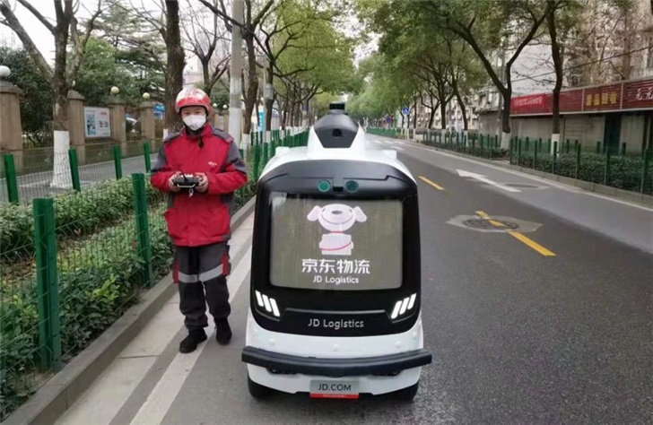 China's JD is using robots for product deliveries in Wuhan - Gizmochina