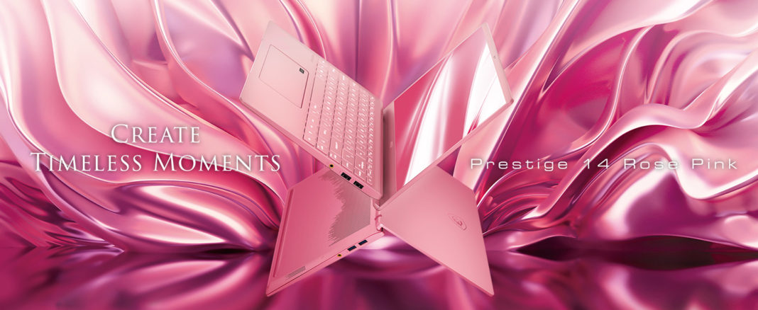 MSI's Prestige 14 laptop now comes in Rose Pink and it's stunning ...