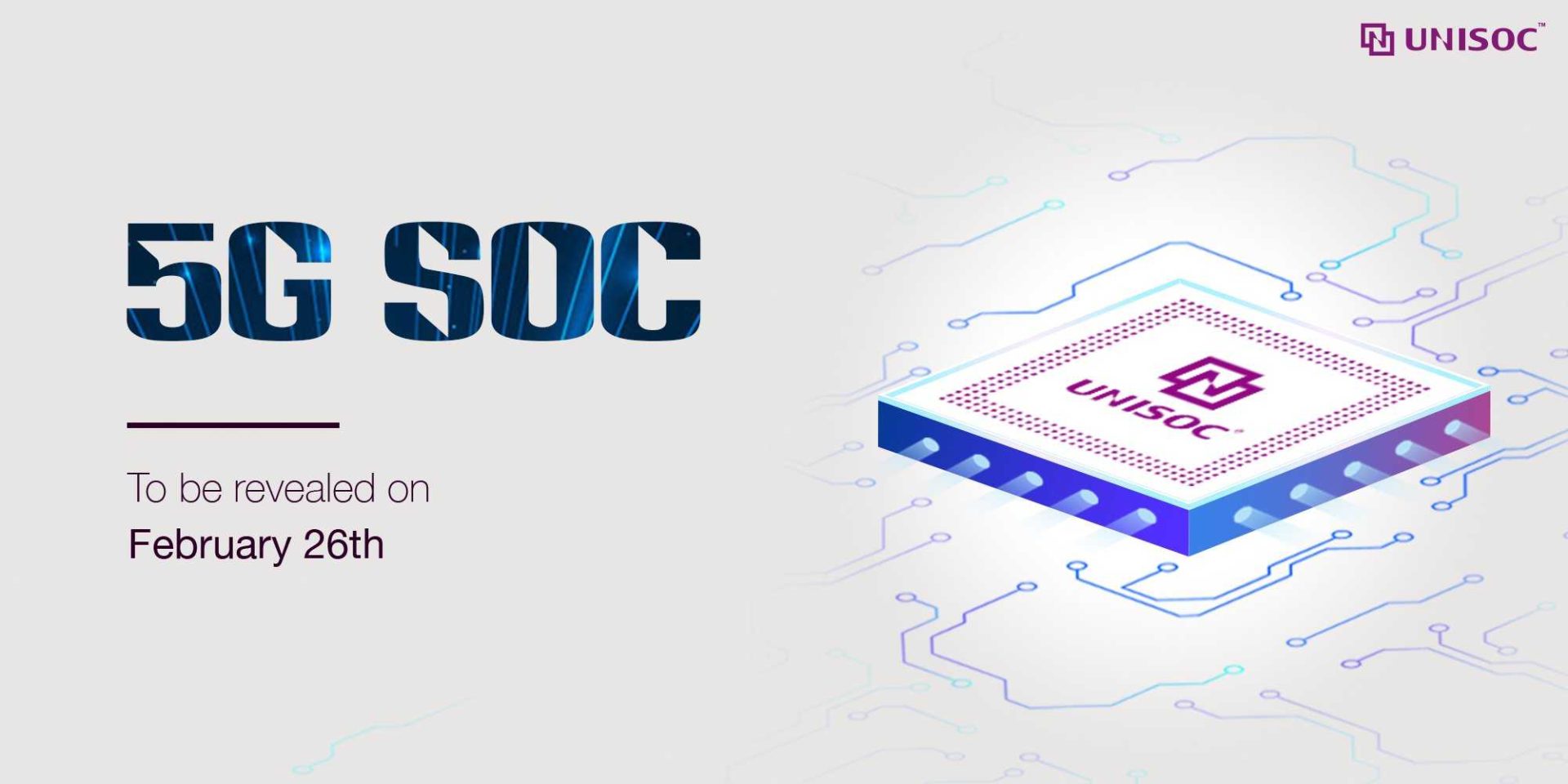 UNISOC to unveil 5G SoC on February 26 - Gizmochina