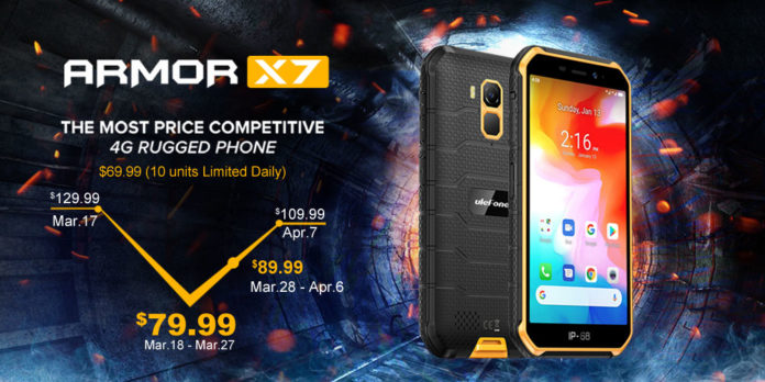 Ulefone Armor X7 with Android 10 on presale for $69.99 - Gizmochina