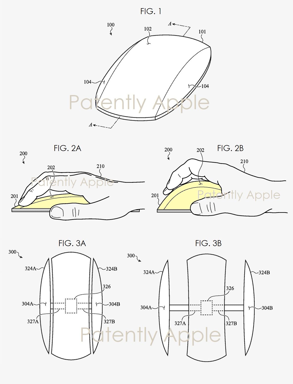 Apple granted patent for Magic Mouse with shape-changing body - Gizmochina