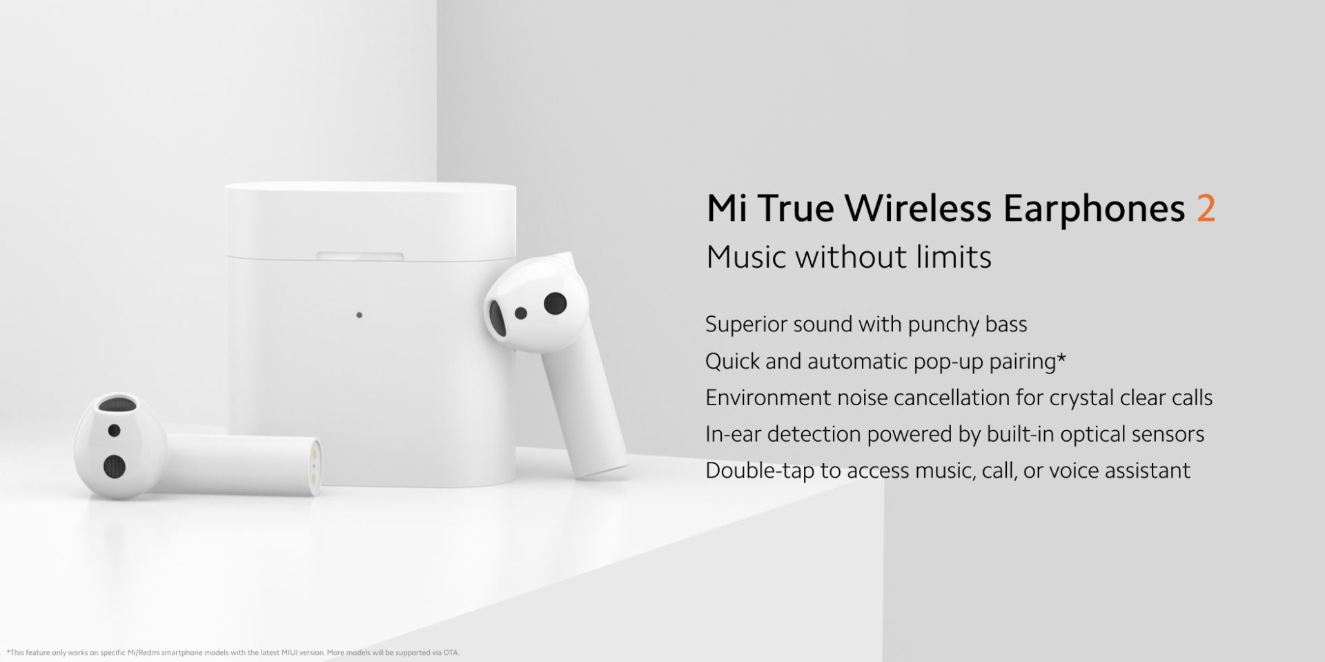 Xiaomi Mi True Wireless Earphones 2 is the global version of the Mi ...