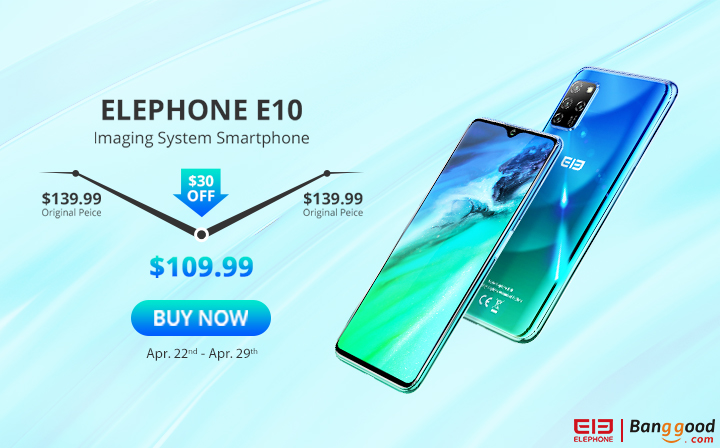 Elephone E10 officially made available from Banggood for $109 - Gizmochina