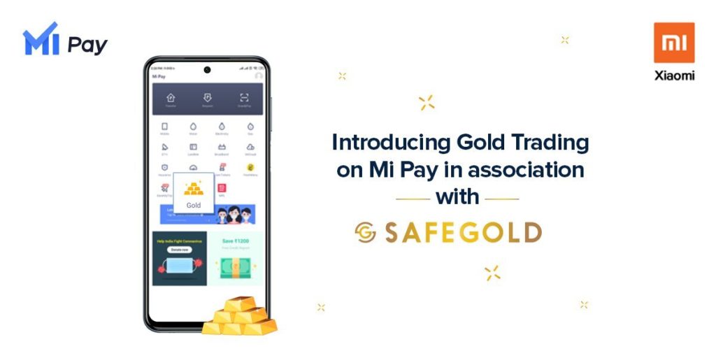 Mi Pay adds Gold Trading option in India - Gizmochina