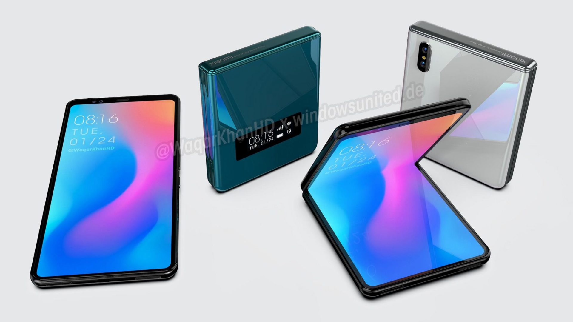 This is what Xiaomi's clamshell foldable phone may look like - Gizmochina