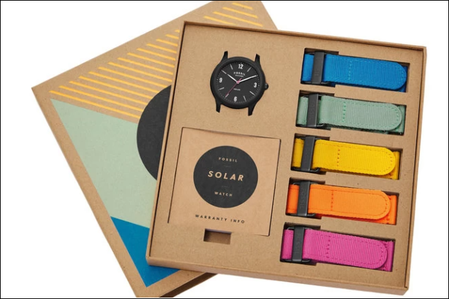 Fossil Solar watch with solar charging, bio-plastic casing launched ...