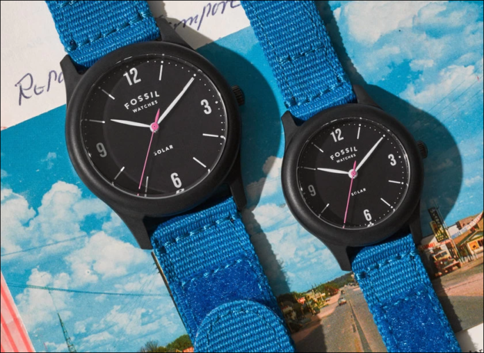 Fossil Solar watch with solar charging, bio-plastic casing launched ...