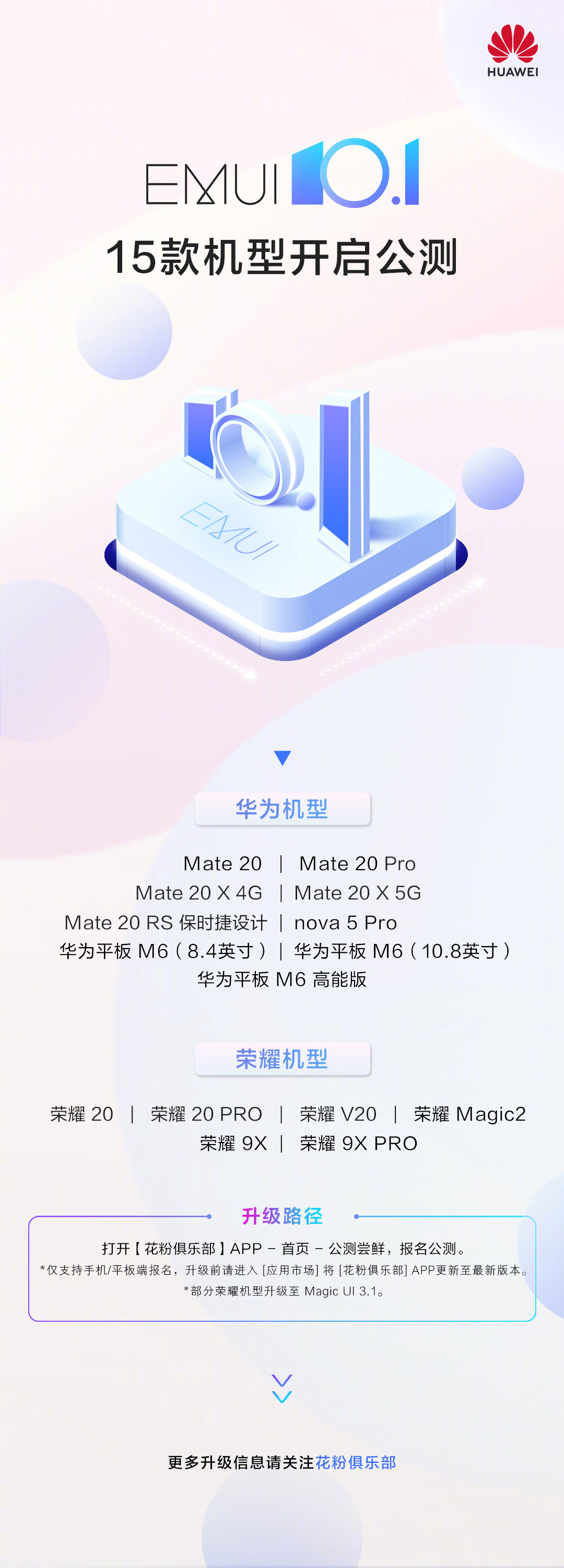 EMUI 10.1 Open Beta builds are now live for 15 Huawei / Honor devices ...