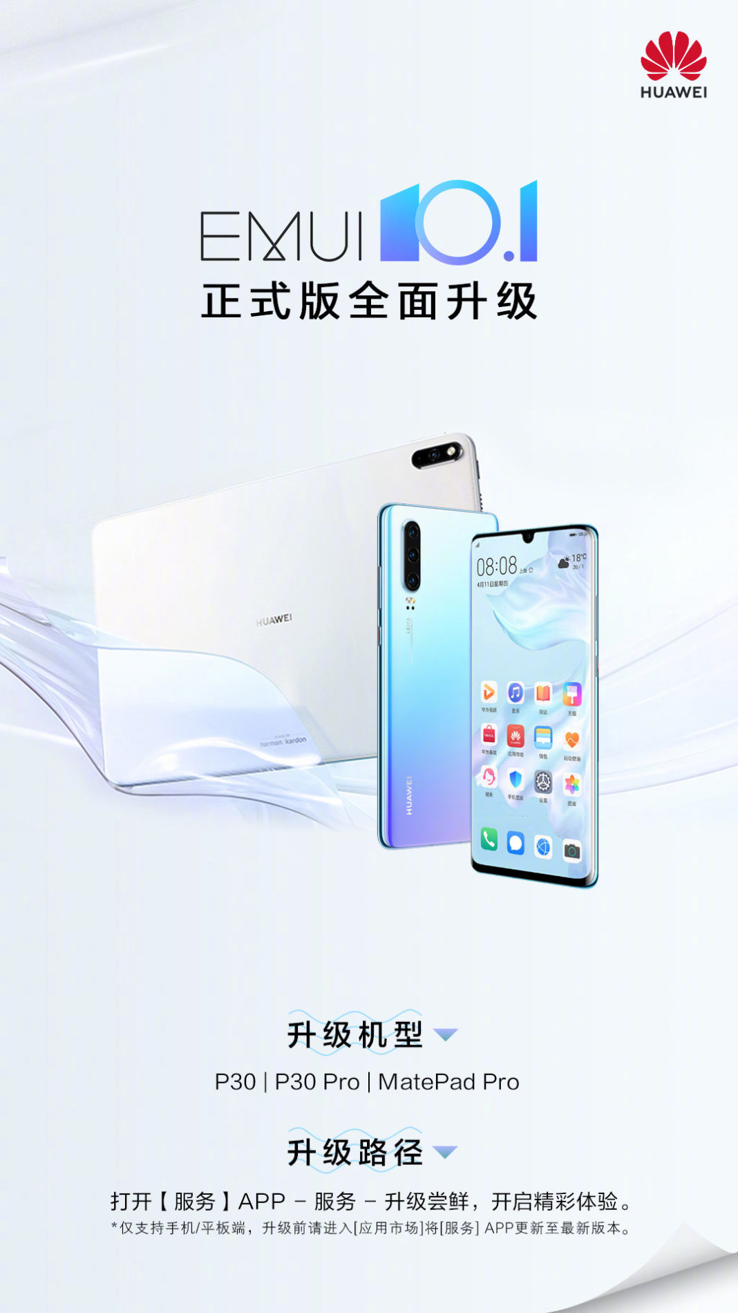 EMUI 10.1 stable update is live for Huawei P30, P30 Pro, and MatePad ...