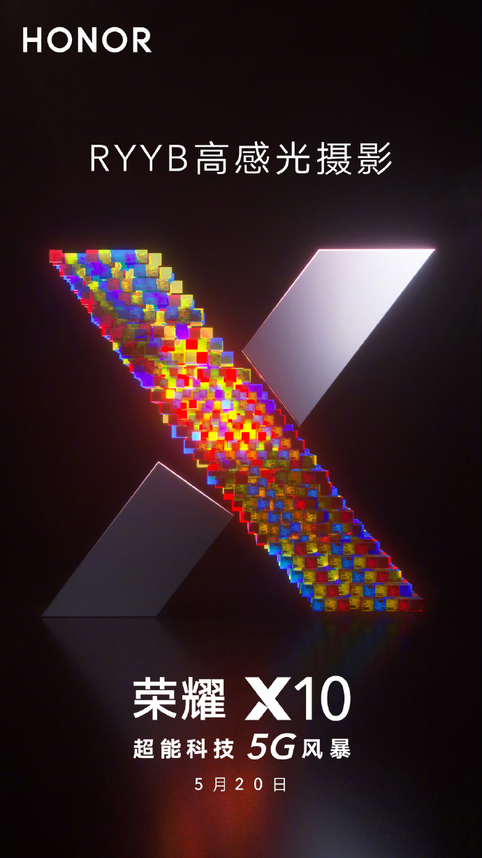 Honor X10 has RYYB sensor for better low-light photography - Gizmochina