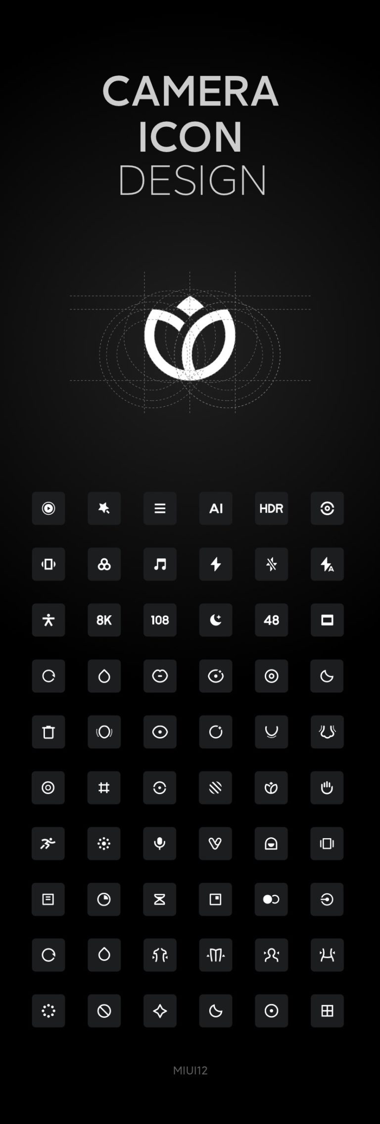 Xiaomi reveals redesigned icons of new MIUI Camera app - Gizmochina