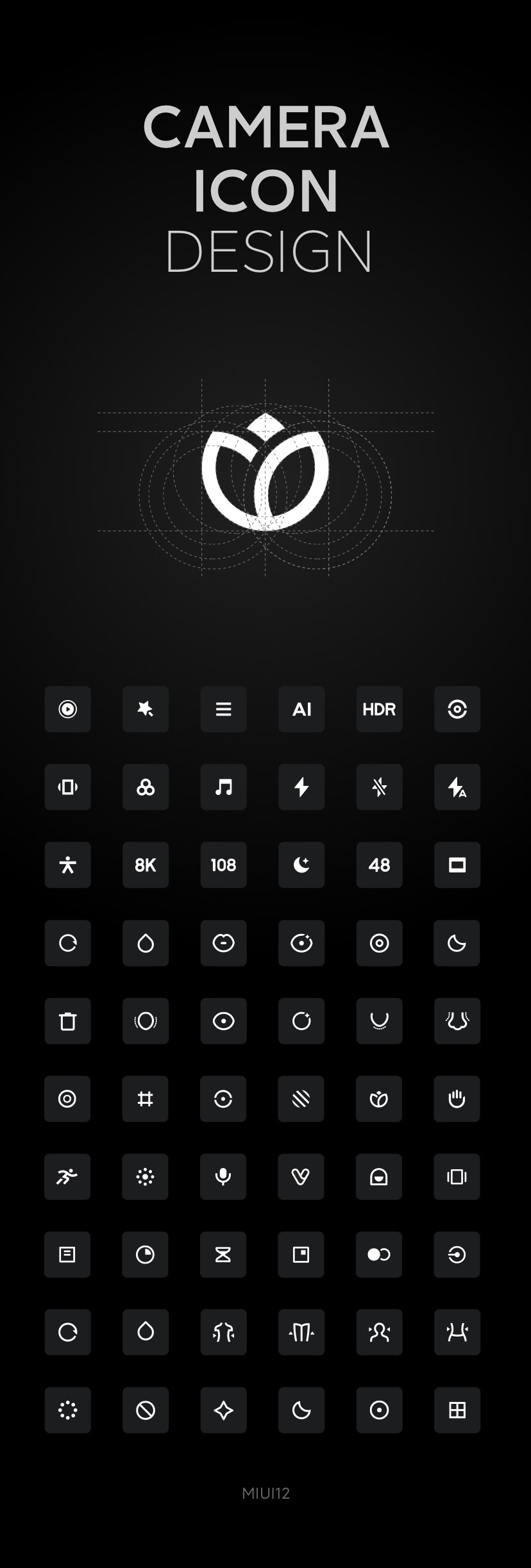 Xiaomi reveals redesigned icons of new MIUI Camera app - Gizmochina