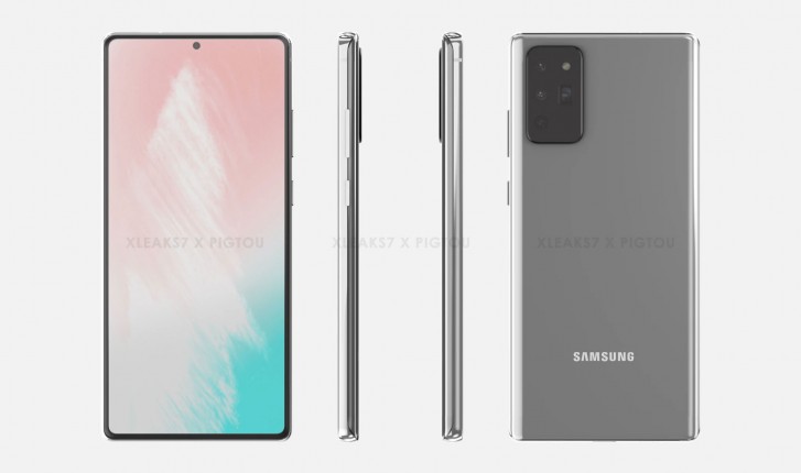 Samsung Galaxy Note 20 CAD renders show mirror design, massive display ...