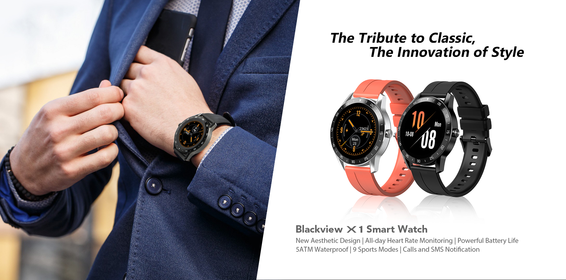 Blackview launches X1 smartwatch and an affordable BV5500 Plus rugged ...