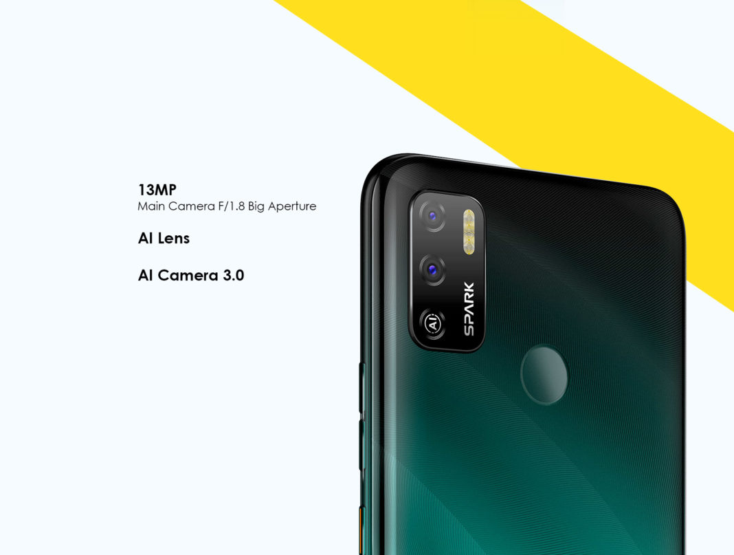 Tecno Spark 5 Air with a 7" waterdrop panel, Android 10 & 5000mAh cell ...