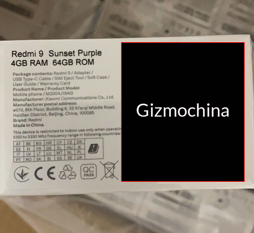 EXCLUSIVE: Redmi 9 Pricing, Variants, Box & Colors revealed - Gizmochina