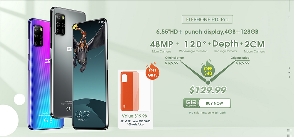 Elephone E10 Pro and PX Pro goes official for $129.99 and $149.99 ...