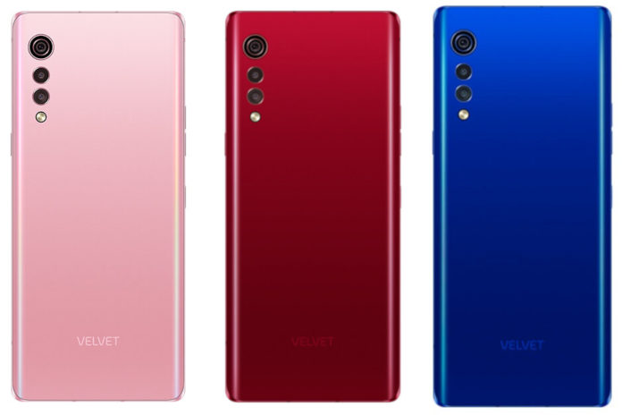 LG Velvet gets three new colors; brings options to seven - Gizmochina