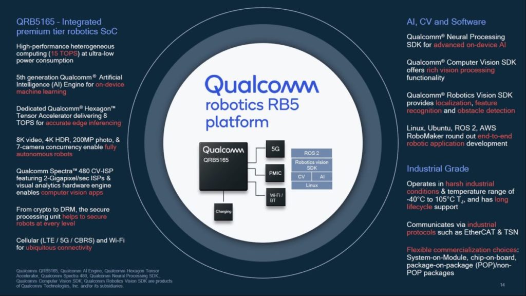 Qualcomm unveils a new Robotics RB5 5G platform based on the Snapdragon 865 - Gizmochina