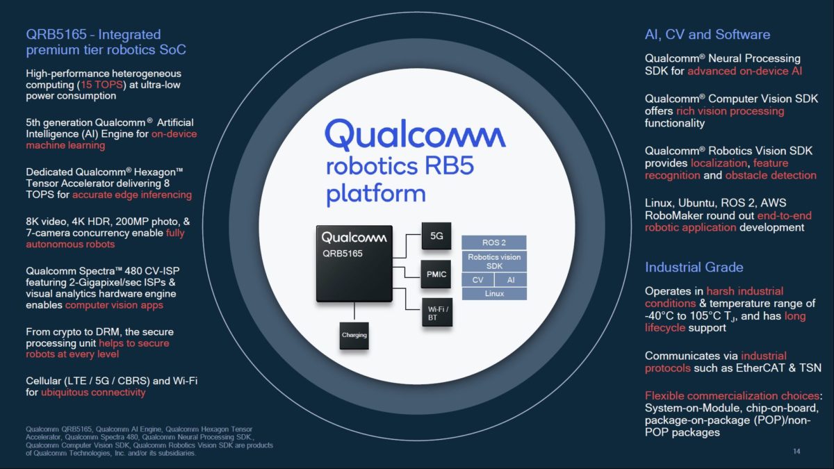 Qualcomm unveils a new Robotics RB5 5G platform based on the Snapdragon 865 - Gizmochina