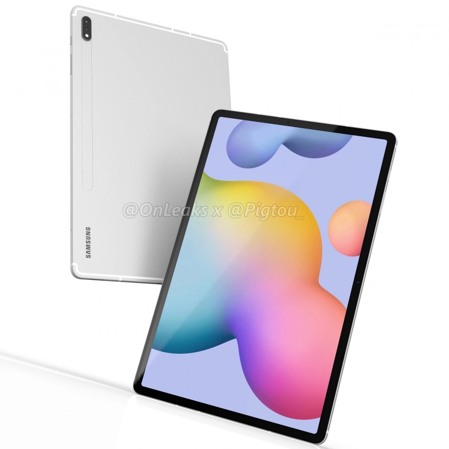 Samsung Galaxy Tab S7+ CAD renders emerge weeks before launch - Gizmochina