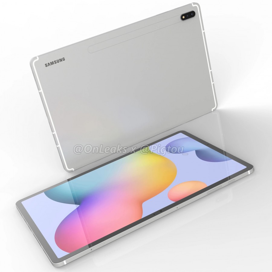 Samsung Galaxy Tab S7+ CAD renders emerge weeks before launch - Gizmochina