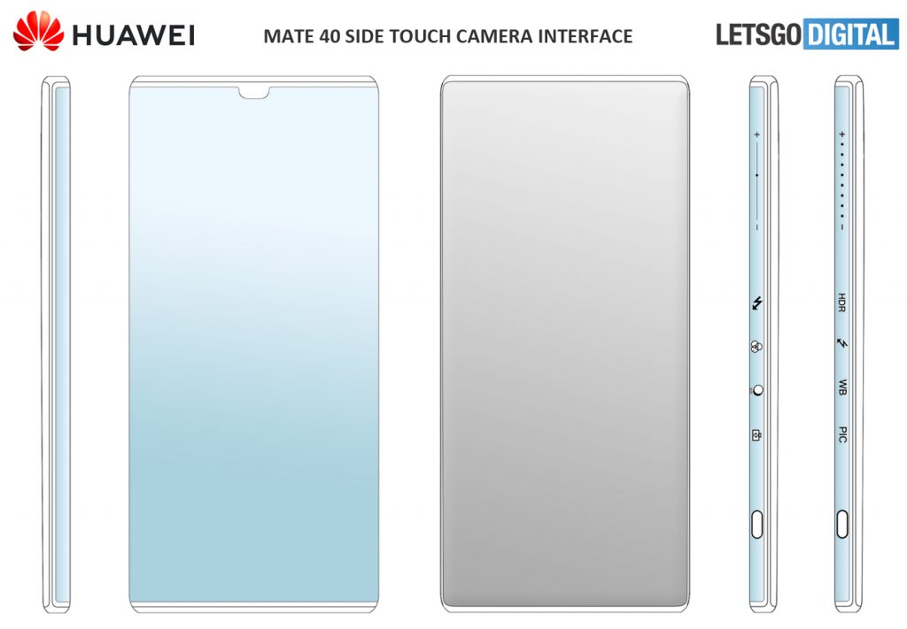 Huawei Mate 40 series may feature a new Side-Touch camera interface ...