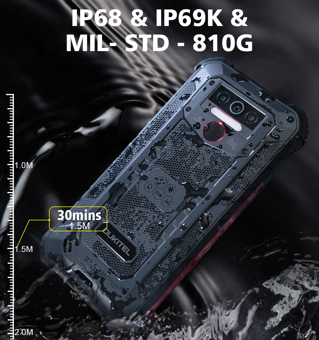 Oukitel WP5 Pro rugged smartphone launched with a 8000mAh battery ...