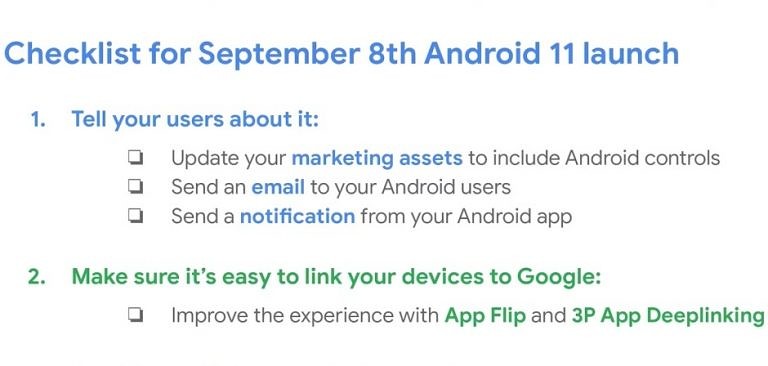 Android 11 stable update may be announced on September 8 - Gizmochina