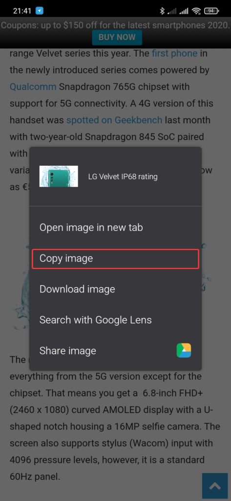 GBoard's built-in clipboard now supports images - Gizmochina