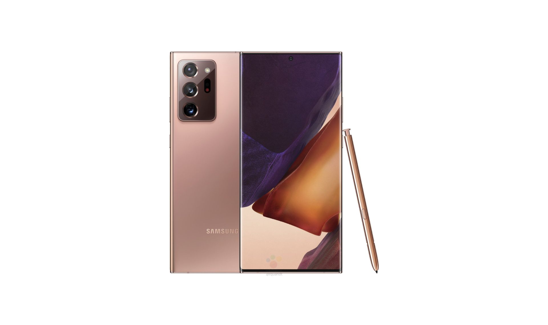Here are the Galaxy Note 20 Ultra renders in all colors - Gizmochina