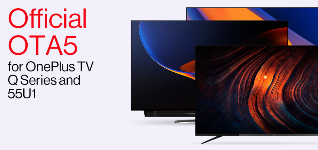 OnePlus TV OTA5 update for Q/U series brings Data Saver Plus & Kids Mode - Gizmochina