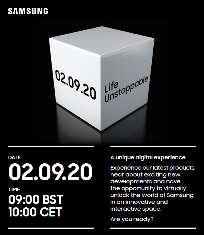 Samsung Life Unstoppable event for innovative products scheduled on 2nd ...