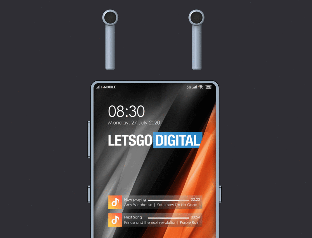 Xiaomi patents a smartphone design with built-in TWS - Gizmochina