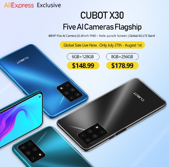 Cubot X30 with flagship features launched at an incredibly affordable ...