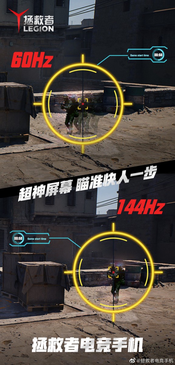 Lenovo Legion's 144Hz screen teased, live video leaks showing the key ...