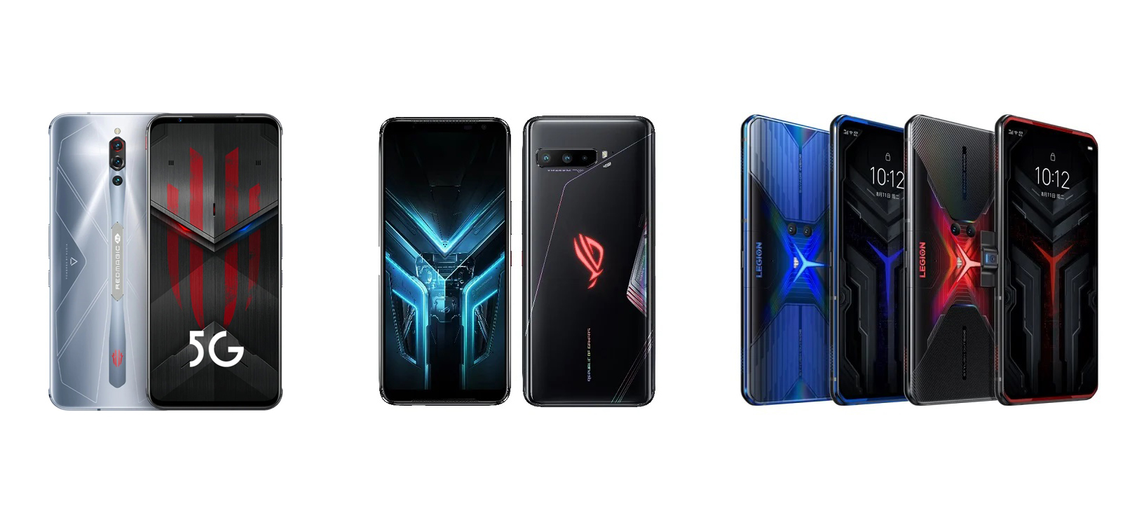 Red Magic 5S vs Asus ROG Phone 3 vs Lenovo Legion Duel: Specs ...