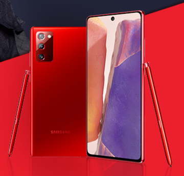 Live photos show the Galaxy Note20 in Red, Blue, and Pink - Gizmochina