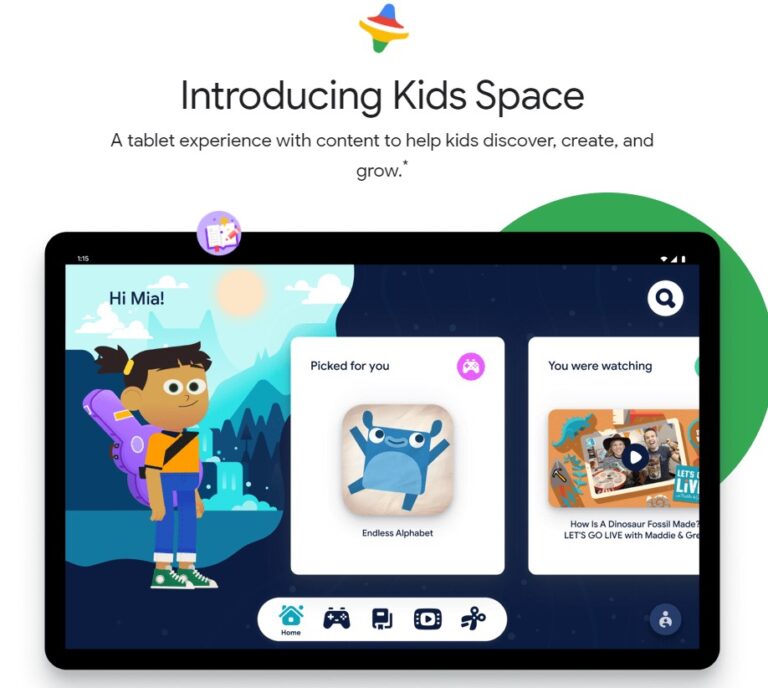 Google announces Kids Space: a new mode for Android tablets aimed at ...