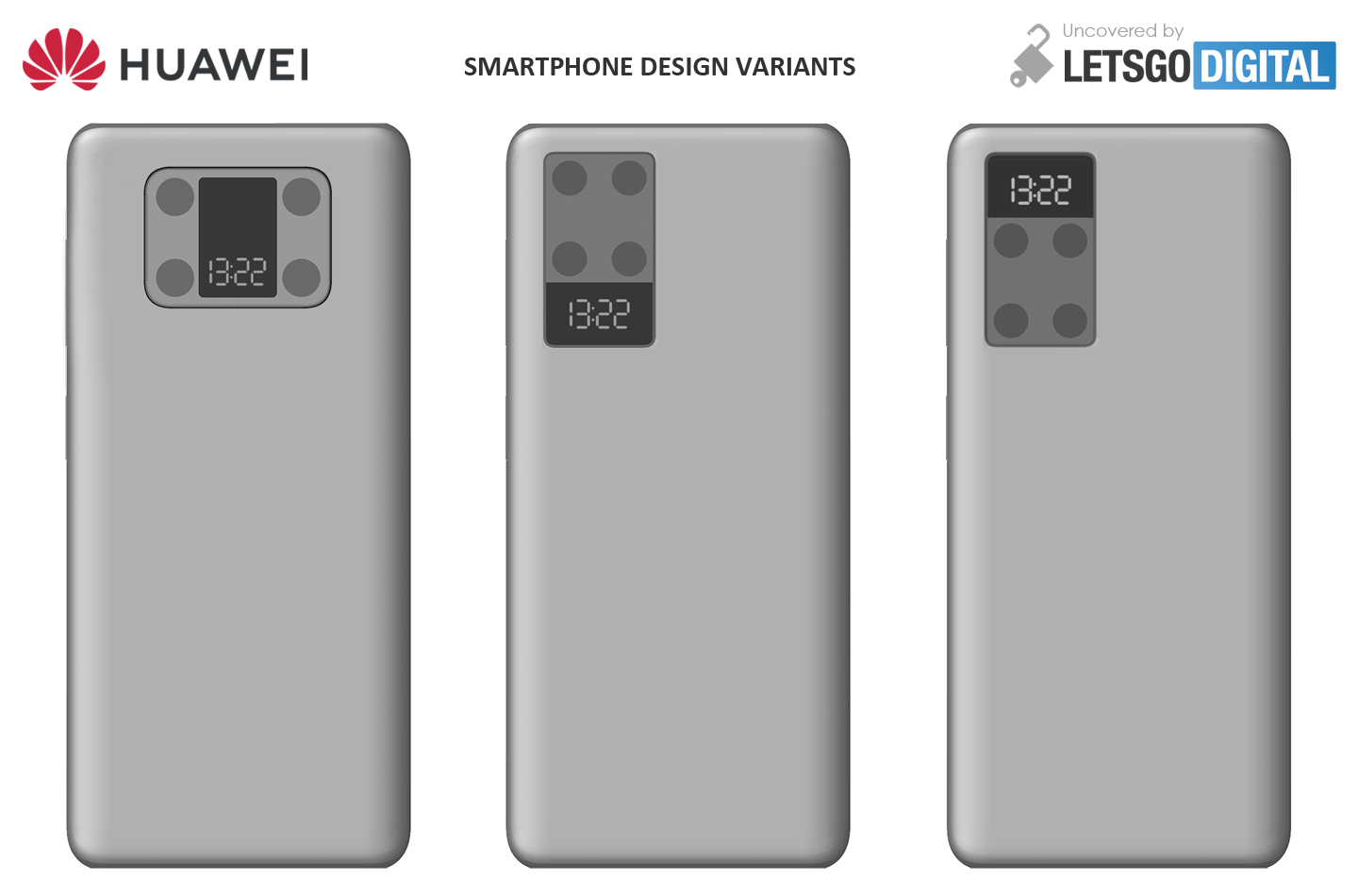 Huawei patents a smartphone design with a secondary display alongside ...