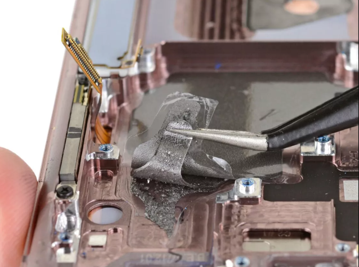 Samsung Galaxy Note 20 Ultra teardown from iFixit reveals why it runs ...