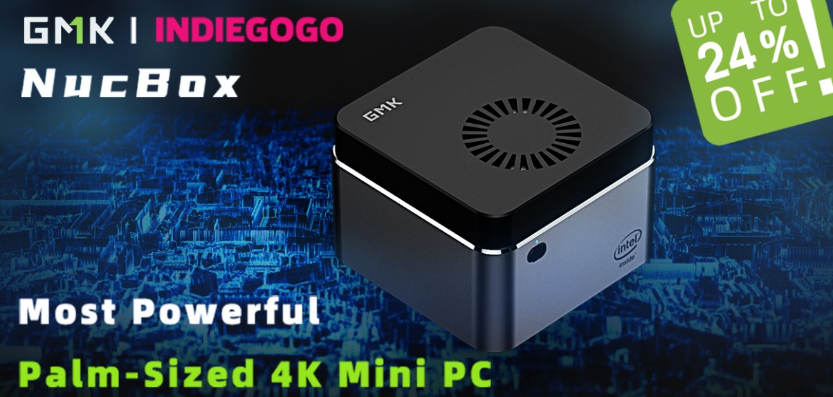 GMK NucBox palm-sized 4K Mini PC coming soon on Indiegogo - Gizmochina